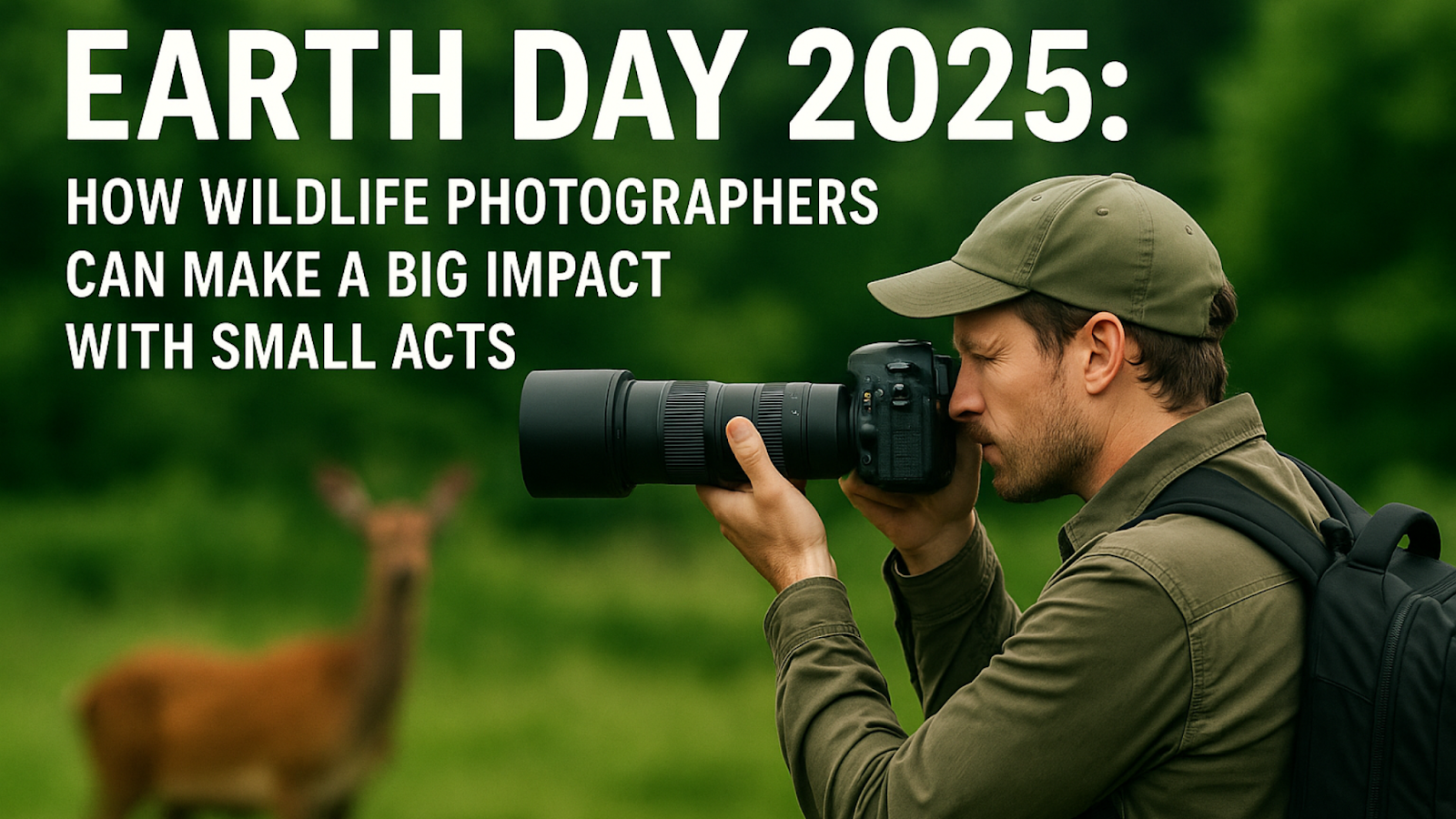 Earth Day 2025: How Wildlife Photographers Can Make a Big Impact with ...